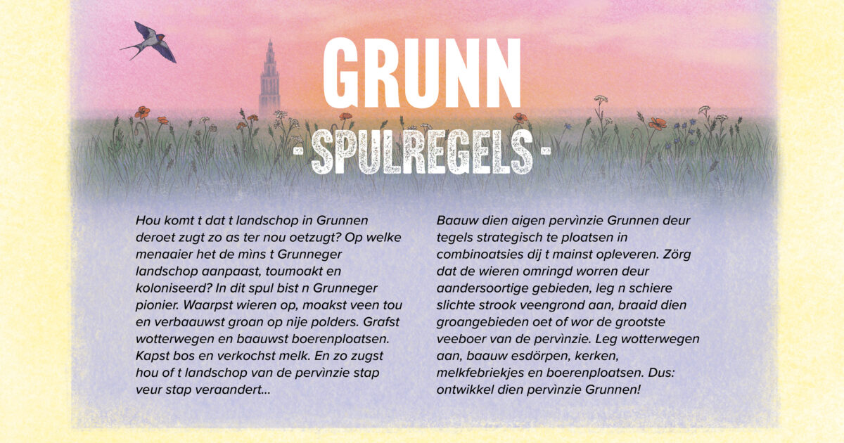 Bordspel GRUNN heeft nu ook Groningse spelregels - Nationaal Programma ...